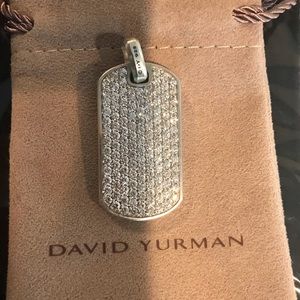 David Yurman | Jewelry | David Yurman Streamline 35mm Diamond Tag ...